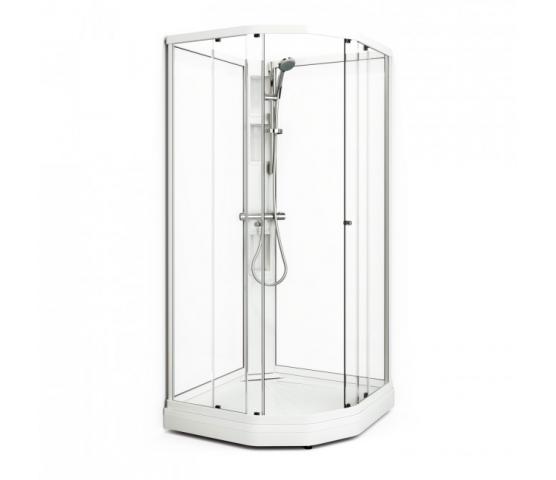 MACRO FLOW SEMI 91x81 VENSTRE HVIT | Tempe VVS