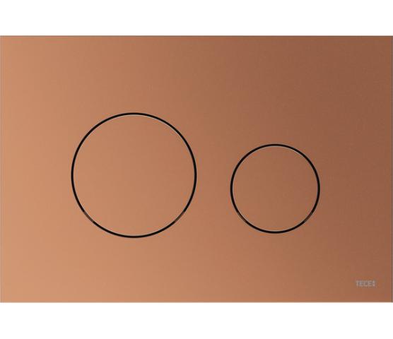 TECE loop betjeningsplate rød bronse metallic | Tempe VVS