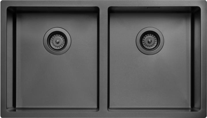 TAPWELL TA4040 KJØKKENVASK 350X350 PVD Matt Sort | Tempe VVS