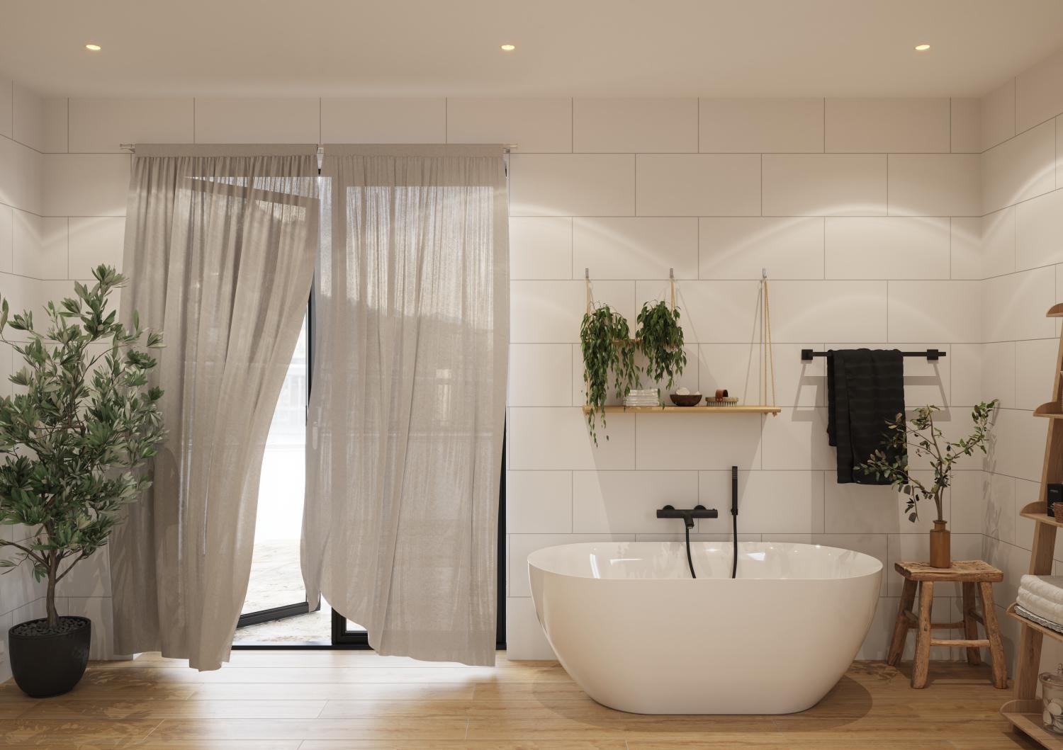 Syndle Badekar, hvit matt | Tempe VVS